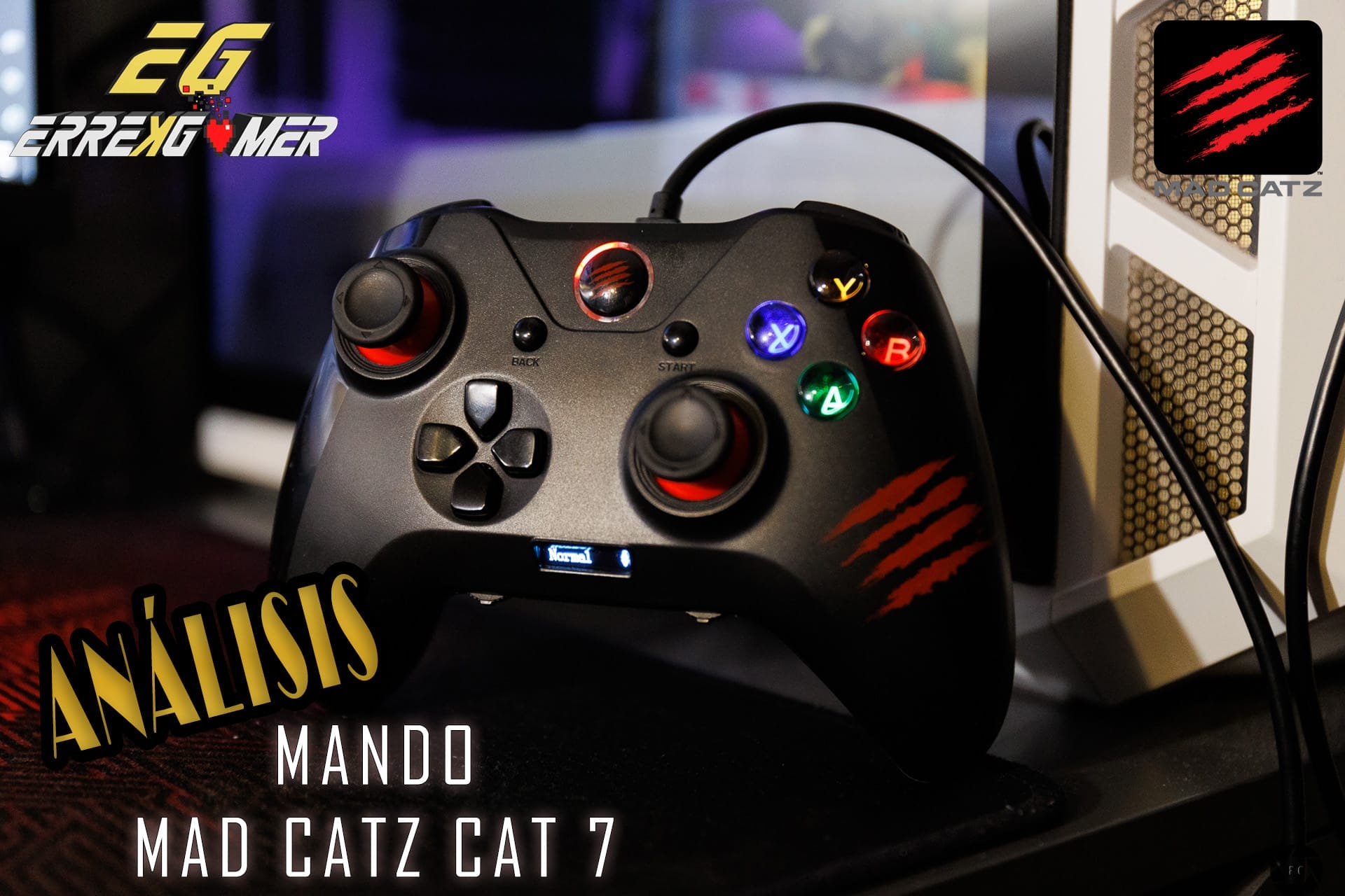 ANÁLISIS CAT 7: el mando pro de Mad Catz - ErreKGamer